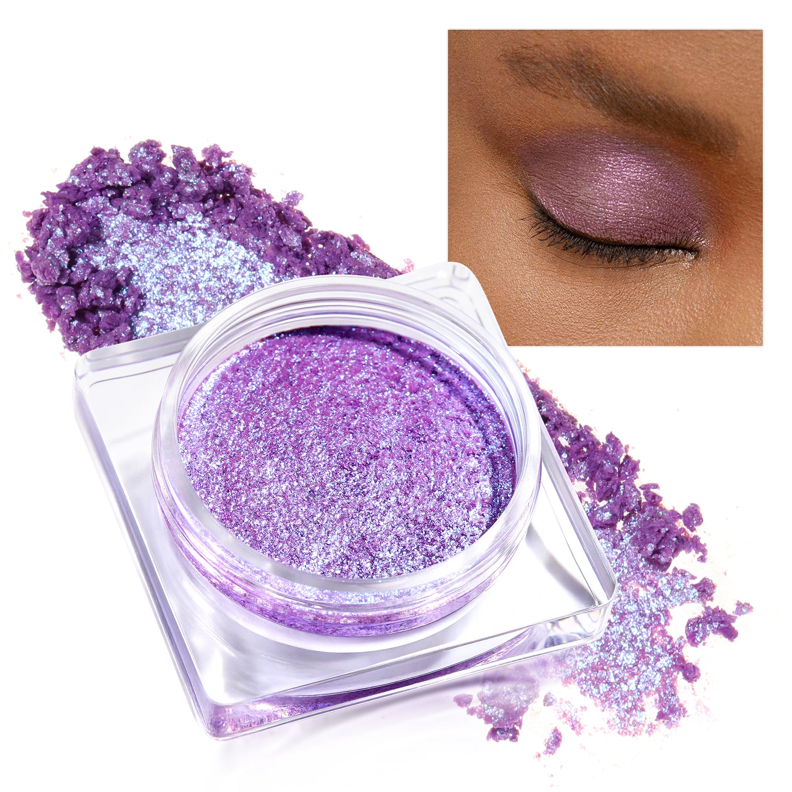 Cream Shimmer Eyeshadow Purple 09# – De'lanci Beauty